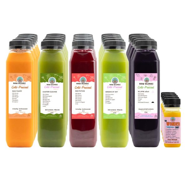 Juice Cleanse – Detox & Refresh with Raw Blendz Juicery